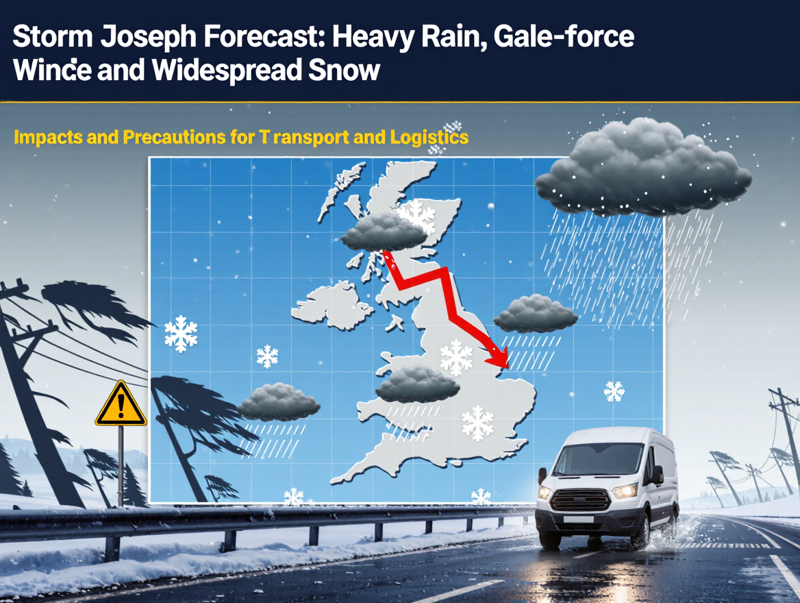 Atlantic storm “Joseph” brings heavy rain, wind and snow across the ...
